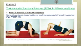 Pelvic floor exercise , a complete exercise presentation with ...