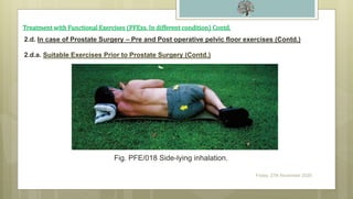 Pelvic floor exercise , a complete exercise presentation with ...