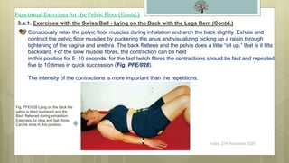 Pelvic floor exercise , a complete exercise presentation with ...