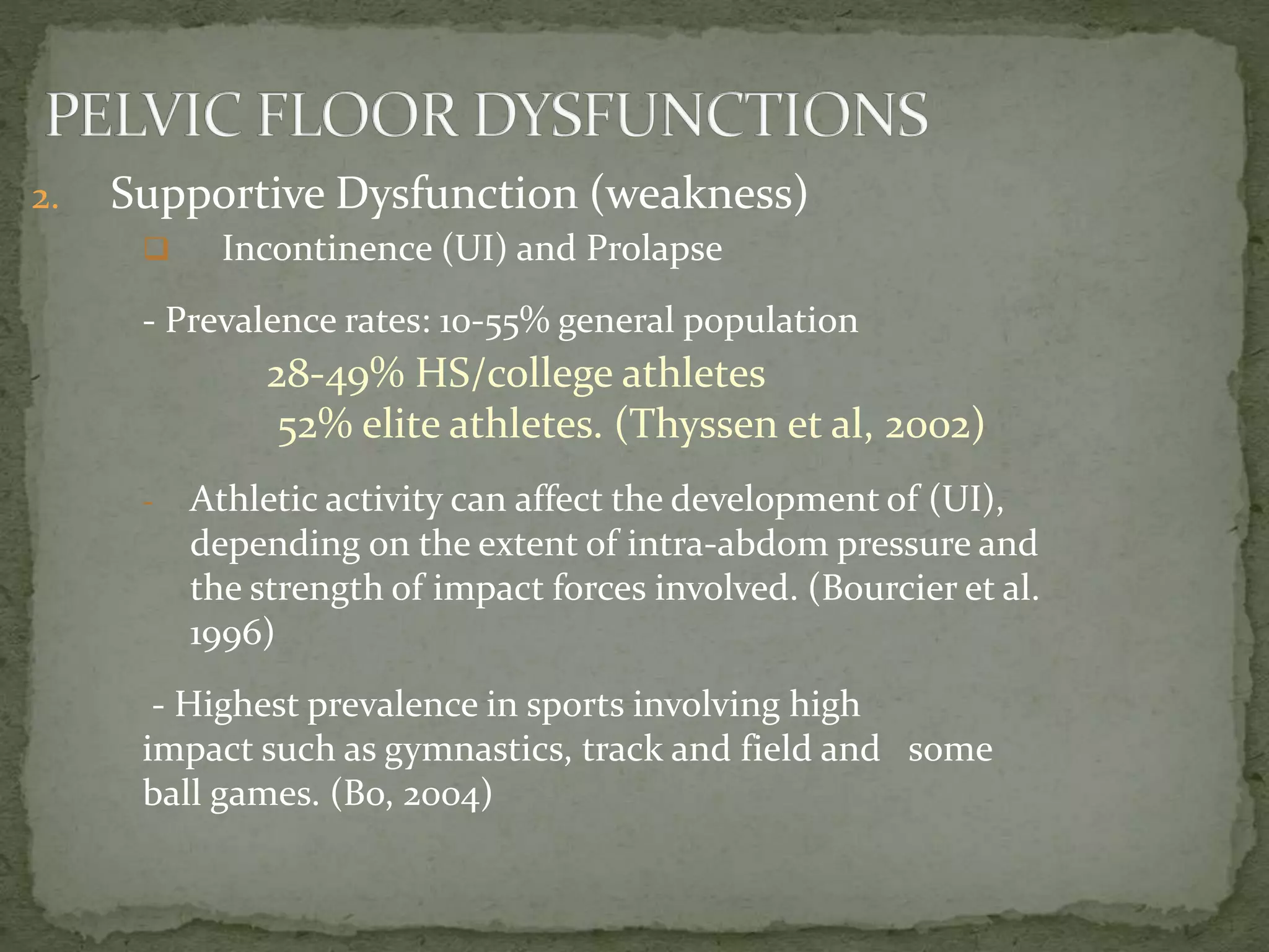 Pelvic floor muscle and dysfunctions | PPTX