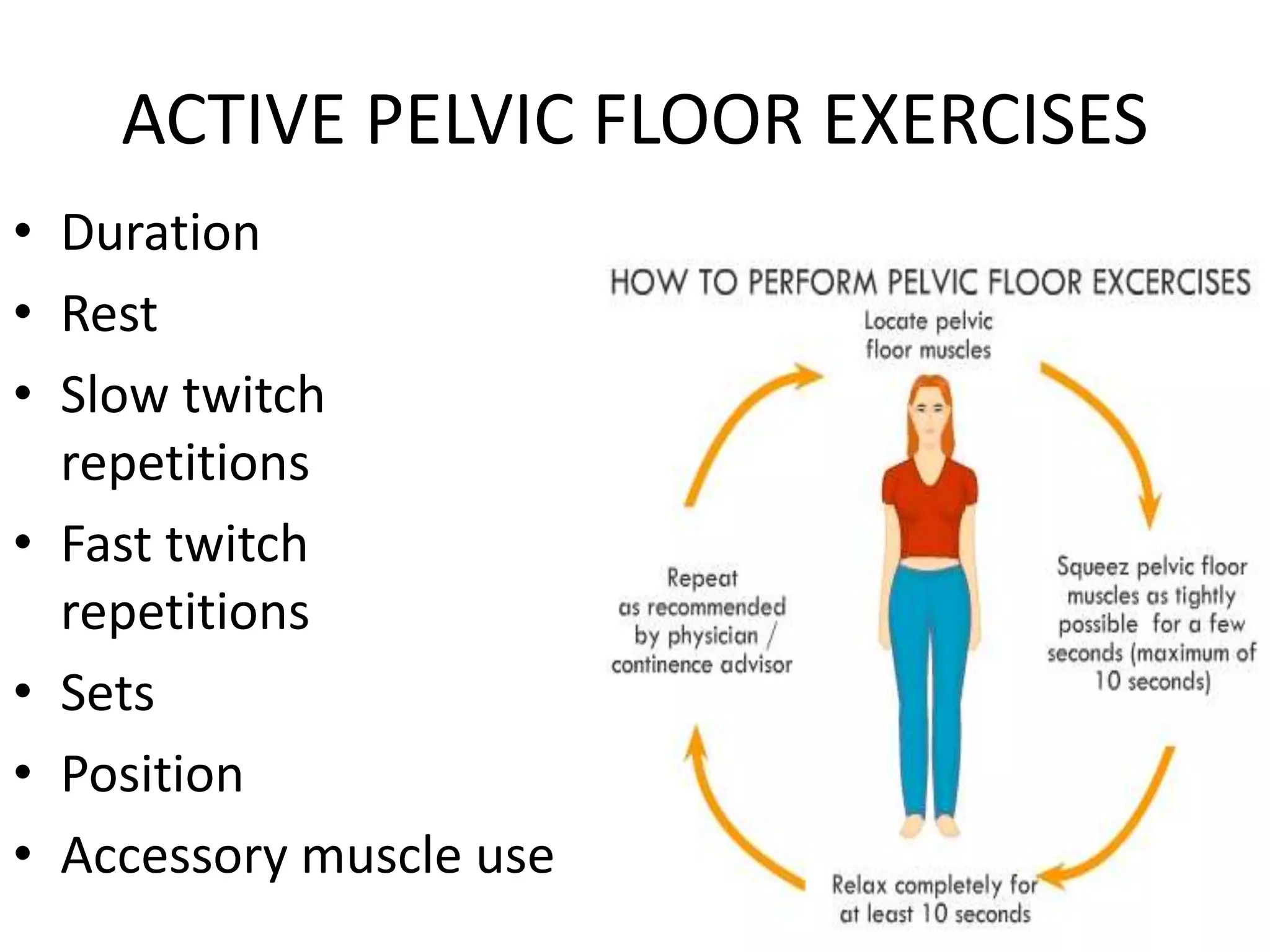 Pelvic floor rehabilitation | PPTX