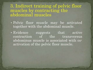 PELVIC FLOOR STRENGTHENING FOR URINARY INCONTINENCE - DR. JAYASREE (PT ...