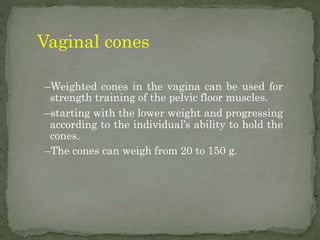 PELVIC FLOOR STRENGTHENING FOR URINARY INCONTINENCE - DR. JAYASREE (PT ...