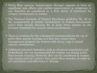 PELVIC FLOOR STRENGTHENING FOR URINARY INCONTINENCE - DR. JAYASREE (PT ...