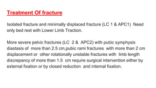 Pelvic fracture | PPTX