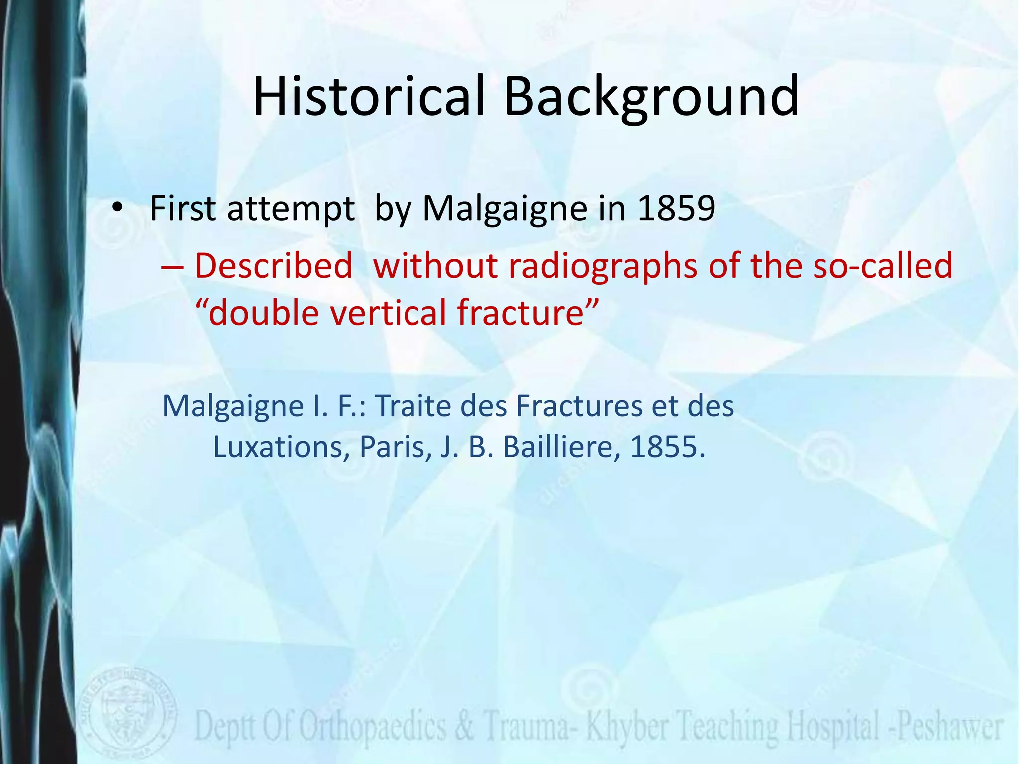 Pelvic fracture classification | PPTX