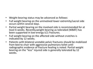Pelvic fractures | PPTX