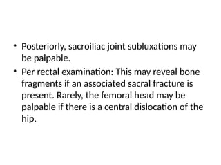 pelvic fractures orthopedic and trauma departement | PPTX