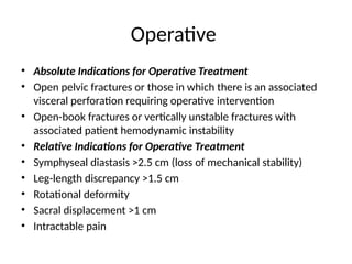 pelvic fractures orthopedic and trauma departement | PPTX