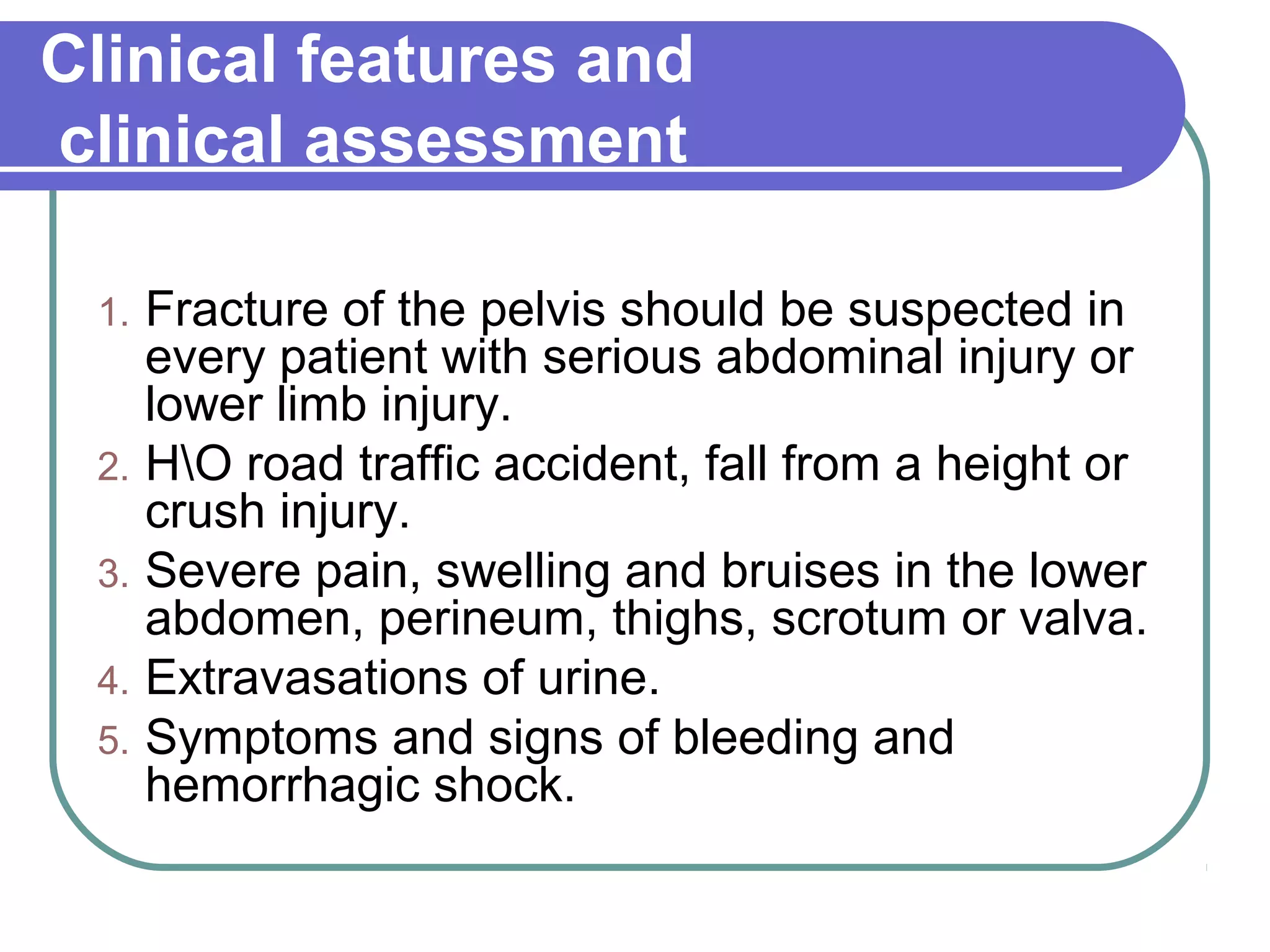 Pelvic fractures classification and management | PPT