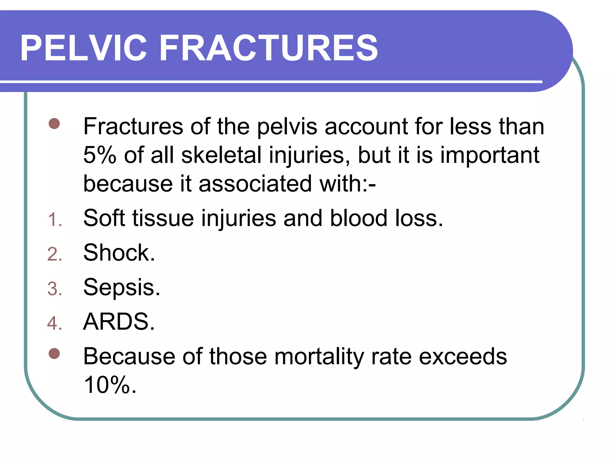 Pelvic fractures classification and management | PPT