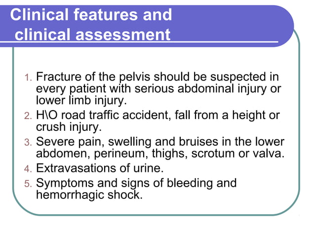Pelvic fractures classification and management | PPT