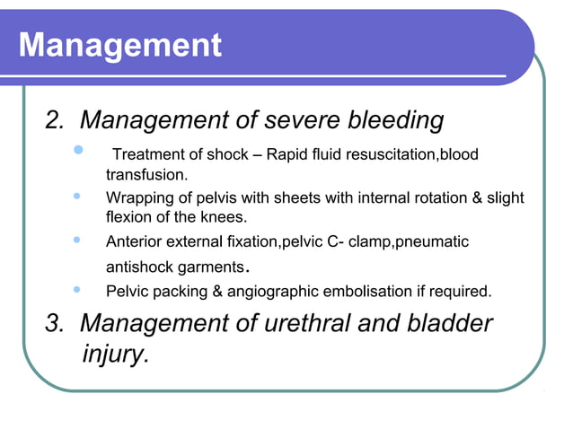 Pelvic fractures classification and management | PPT | Death, Injury ...