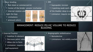 Pelvic fractures made easy | PPTX | First Aid | Injuries