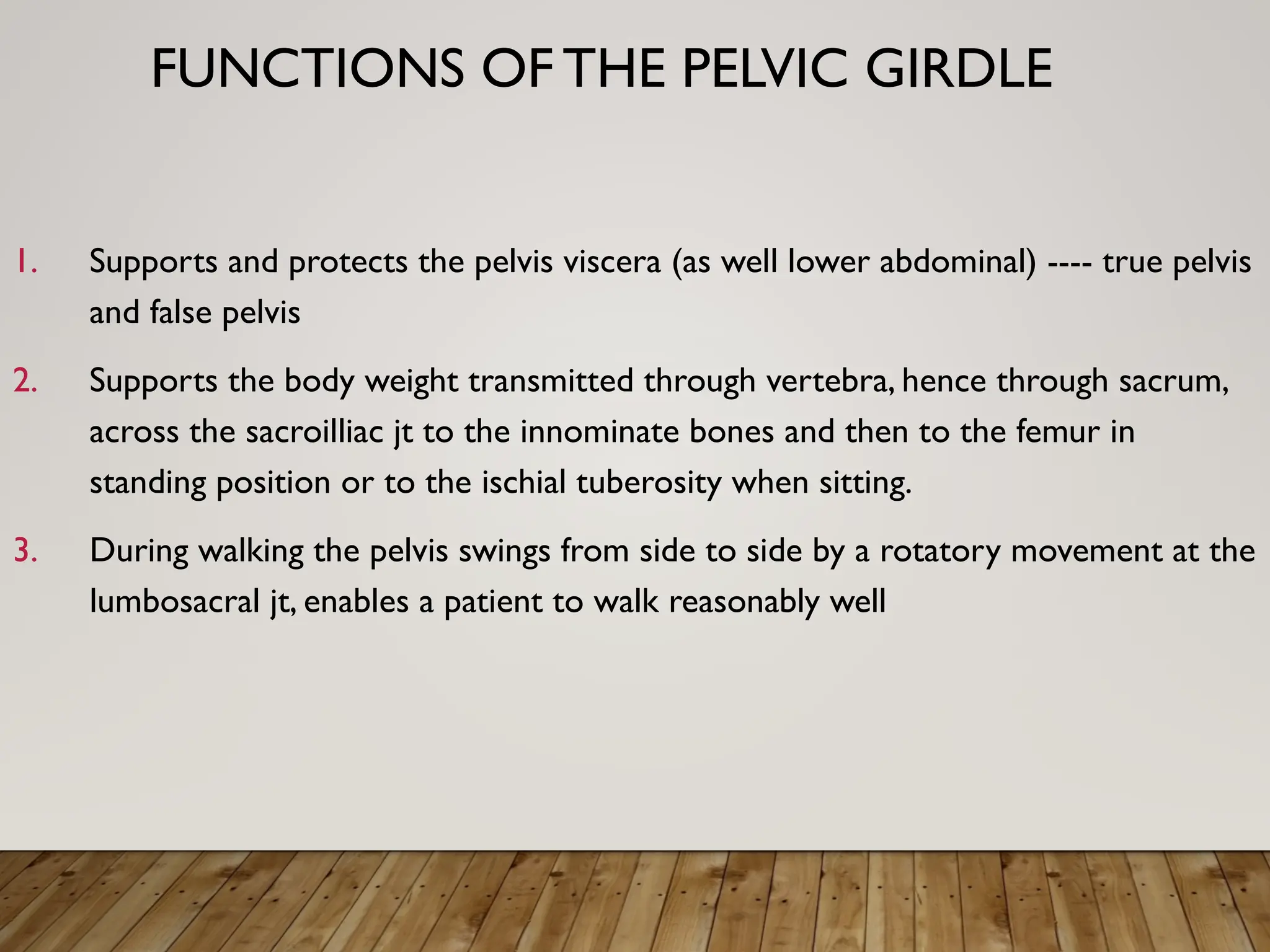 pelvic girdle and hip joints of lower limb | PPTX