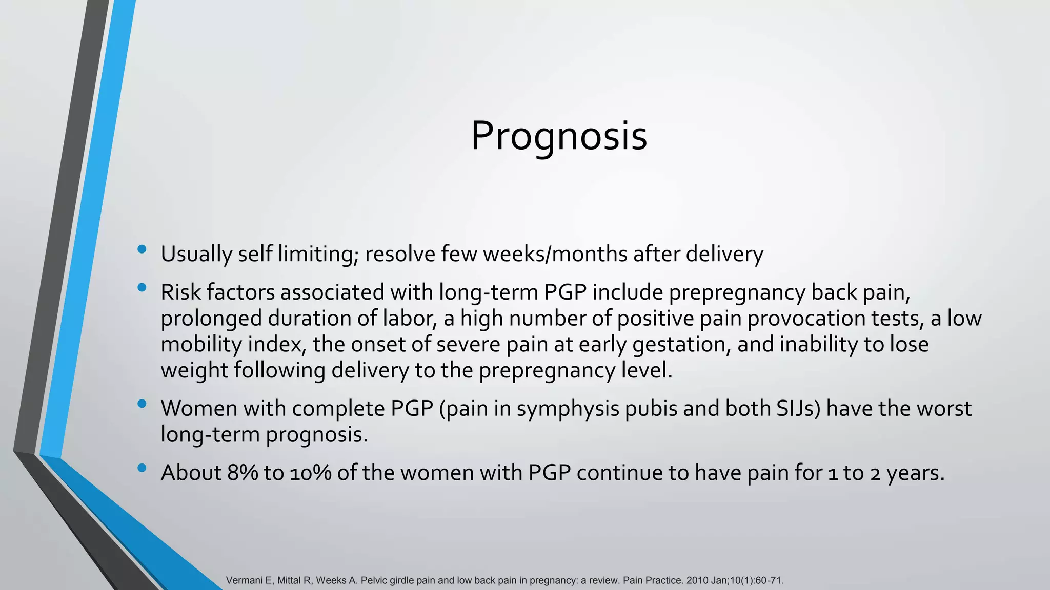 Pelvic Girdle Pain and Low Back Pain in Pregnancy | PPTX