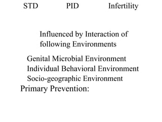 Pelvic inflammatory disease Obstetrics & gynecological nursing | PPT