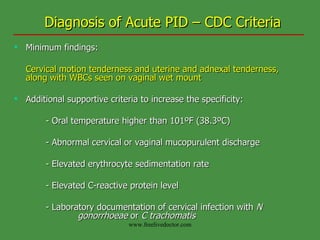Pelvic inflammatory disease | PPT