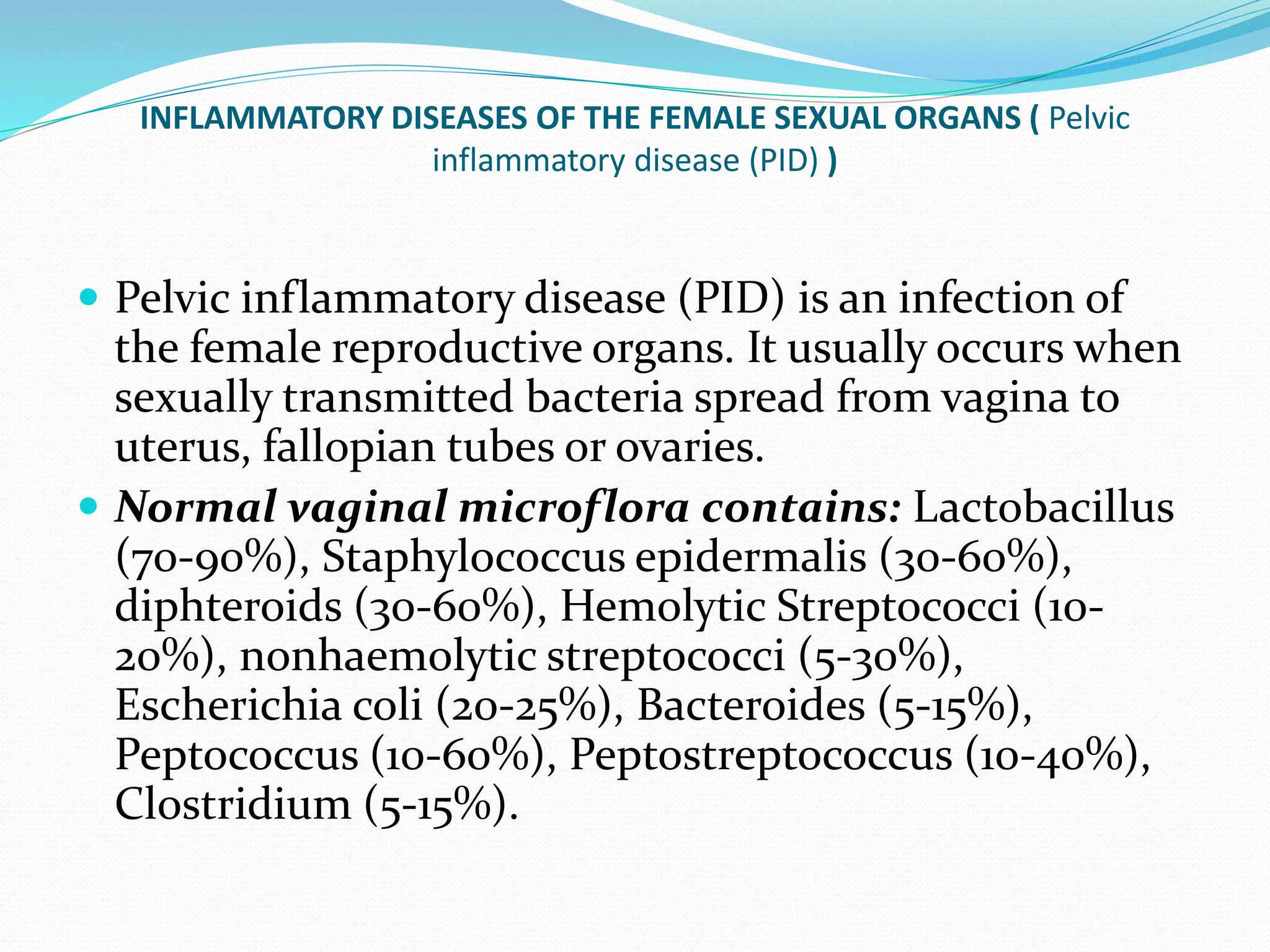 Pelvic inflammatory disease | PPTX