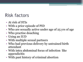 Pelvic inflammatory disease | PPT