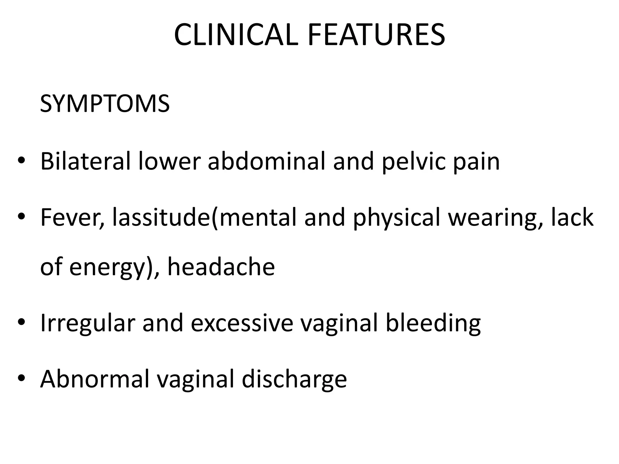 Pelvic inflammatory disease | PPTX