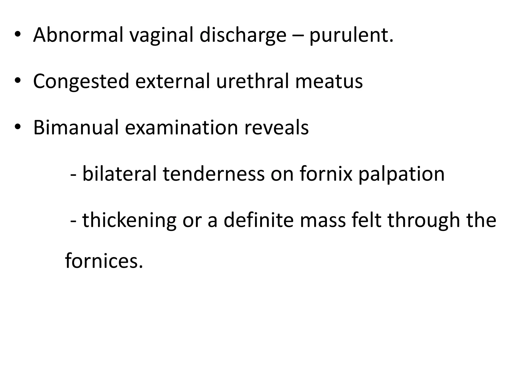 Pelvic inflammatory disease | PPTX