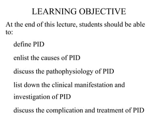 Pelvic inflammatory disease | PPTX