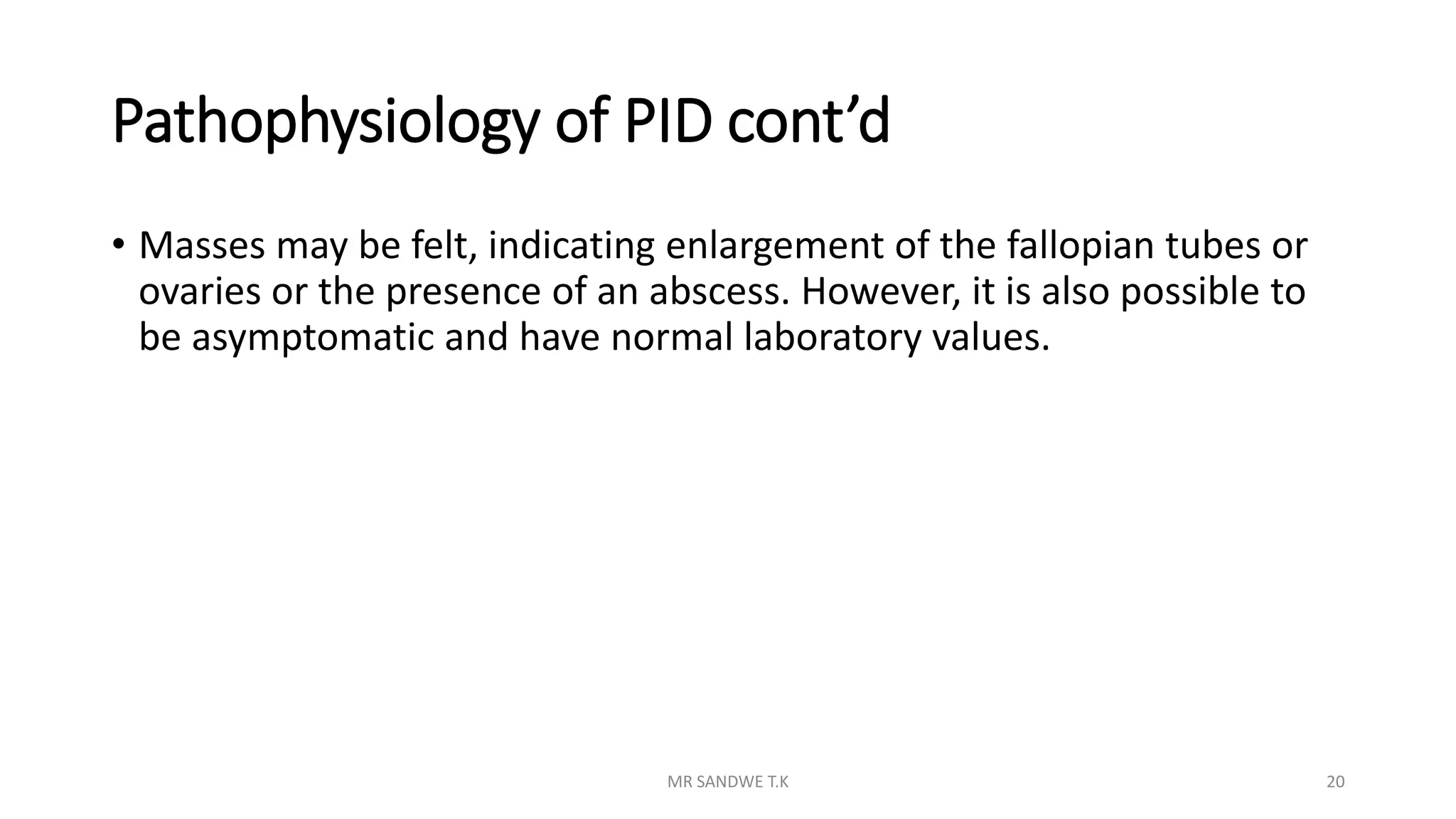 (PID) PELVIC INFLAMMATORY DISEASE.pdf | Sexual Conditions | Sexual Health