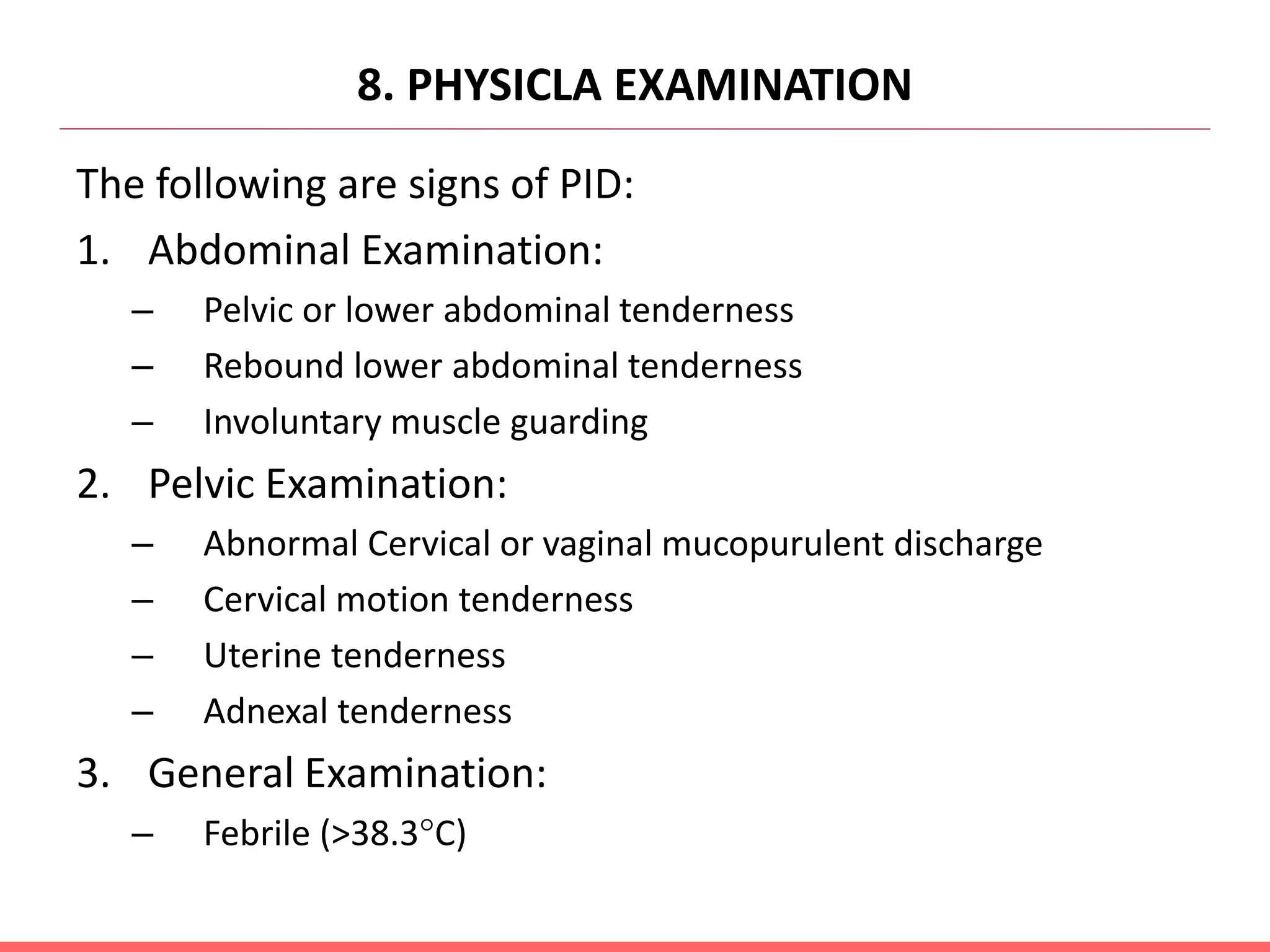 Pelvic Inflammatory Disease | PPTX