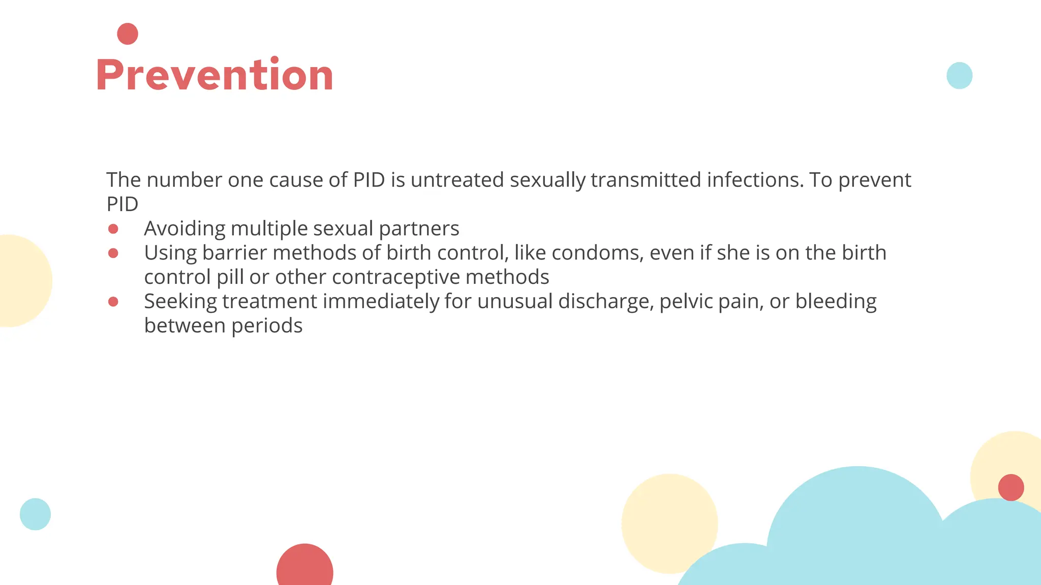 Pelvic Inflammatory Disease- acute and subclinical infection of the ...