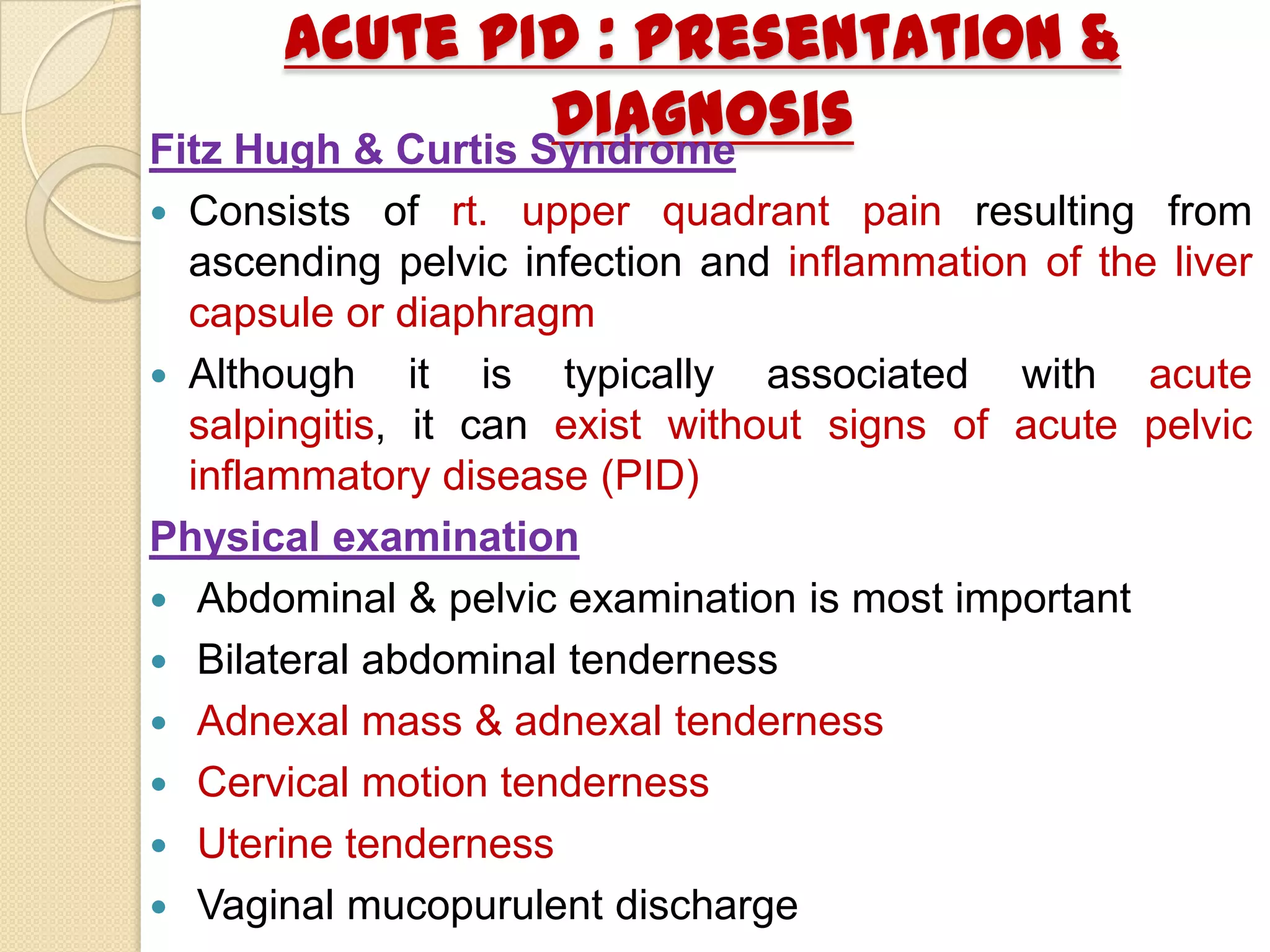 Pelvic inflammatory disease | PPTX