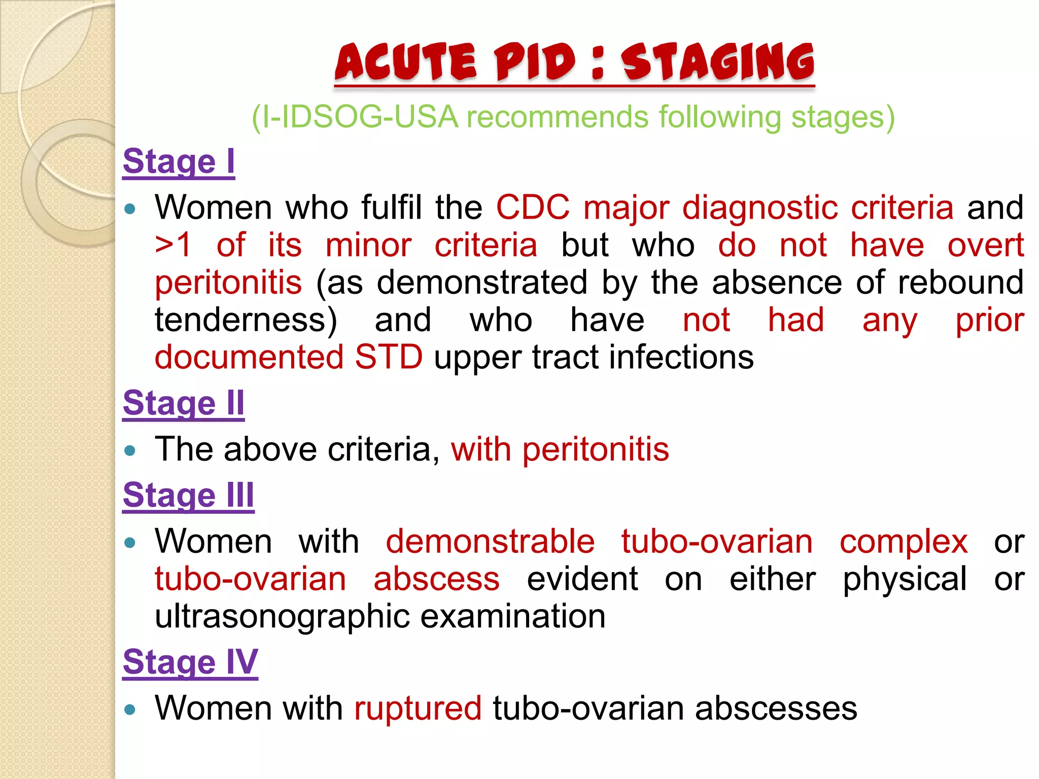Pelvic inflammatory disease | PPTX