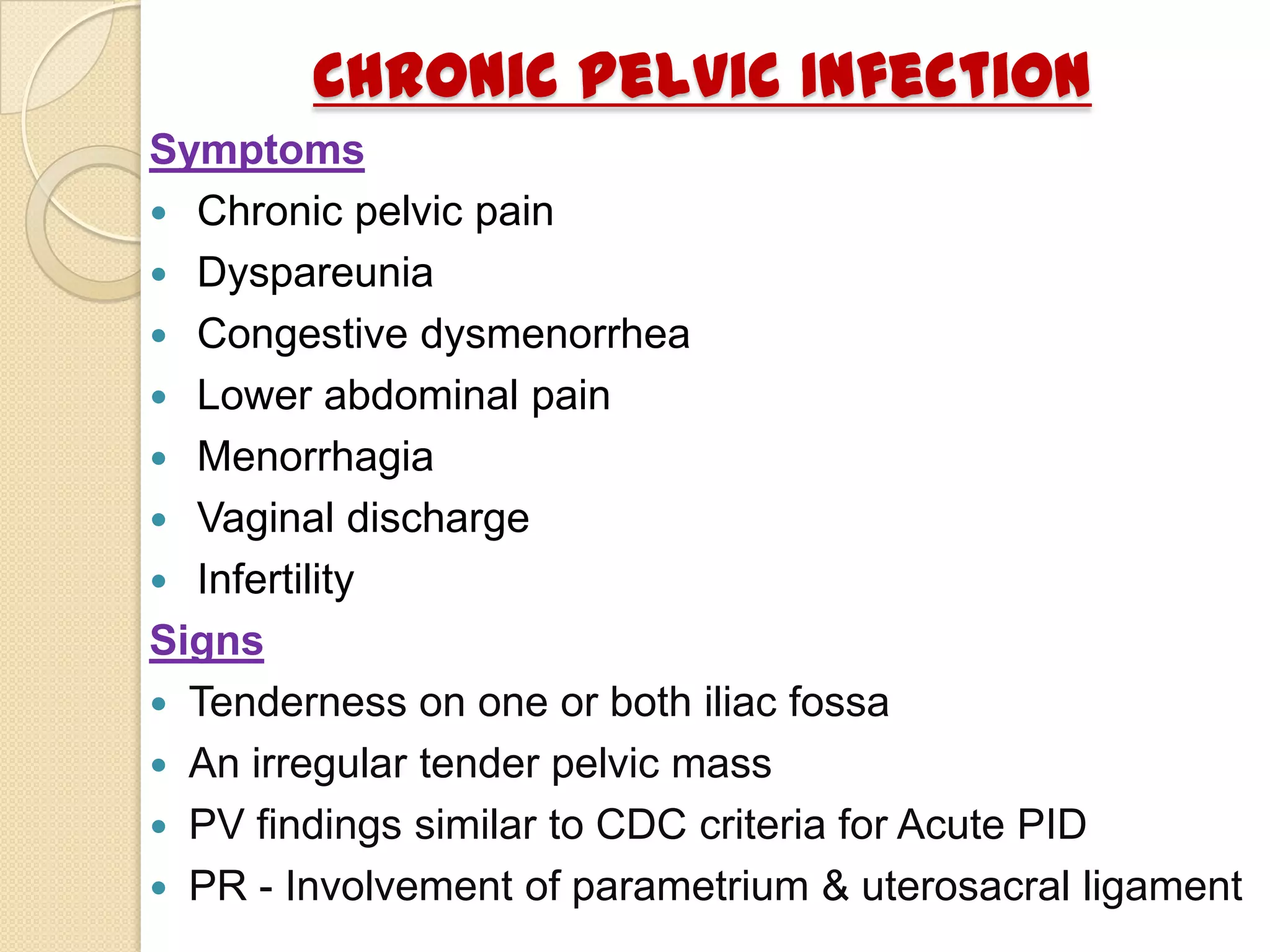 Pelvic inflammatory disease | PPTX