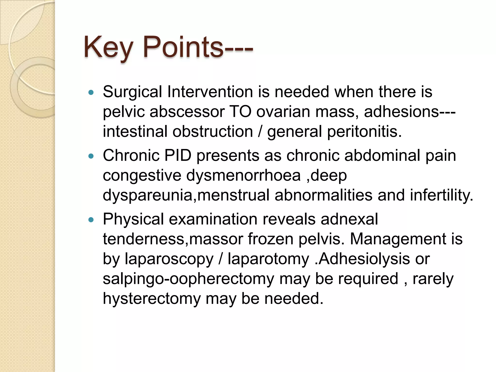 Pelvic inflammatory disease | PPTX