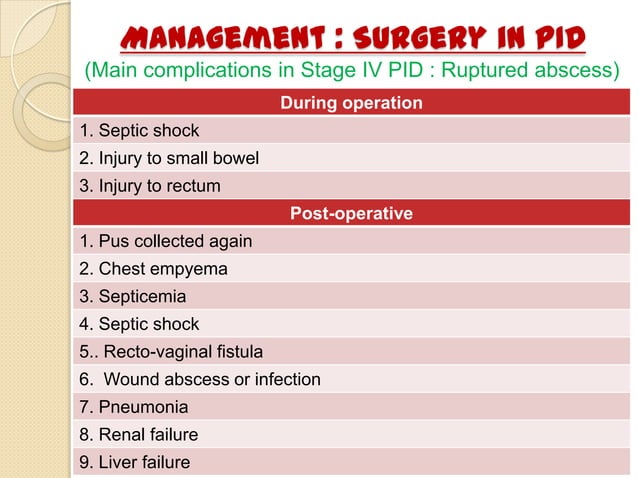 Pelvic inflammatory disease | PPTX