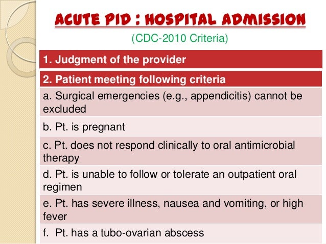 Pelvic inflammatory disease