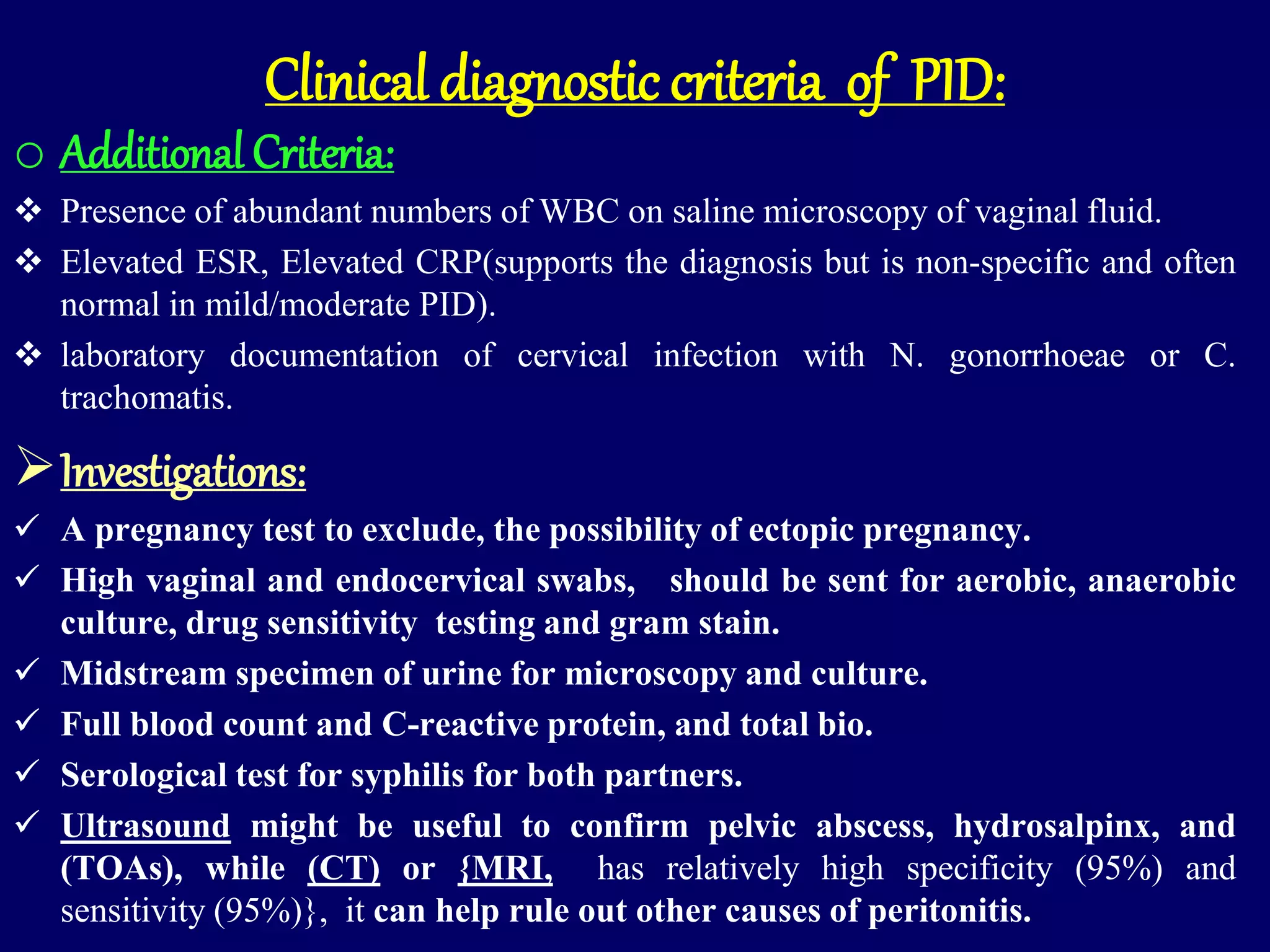 PID lecture by Associate Professor Dr Aisha Elbareg | PDF