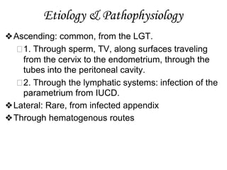 Pelvic inflammatory disease (PID) | PPT
