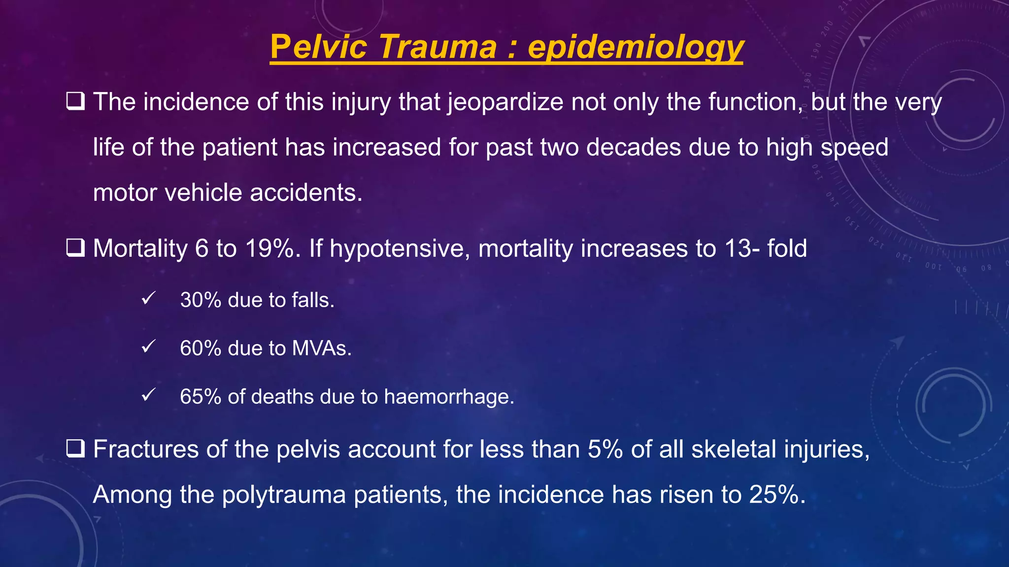 Pelvic injuries and associated injuries | PPTX