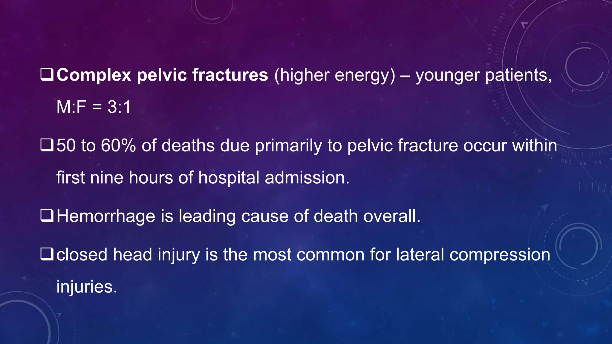 Pelvic injuries and associated injuries | PPTX