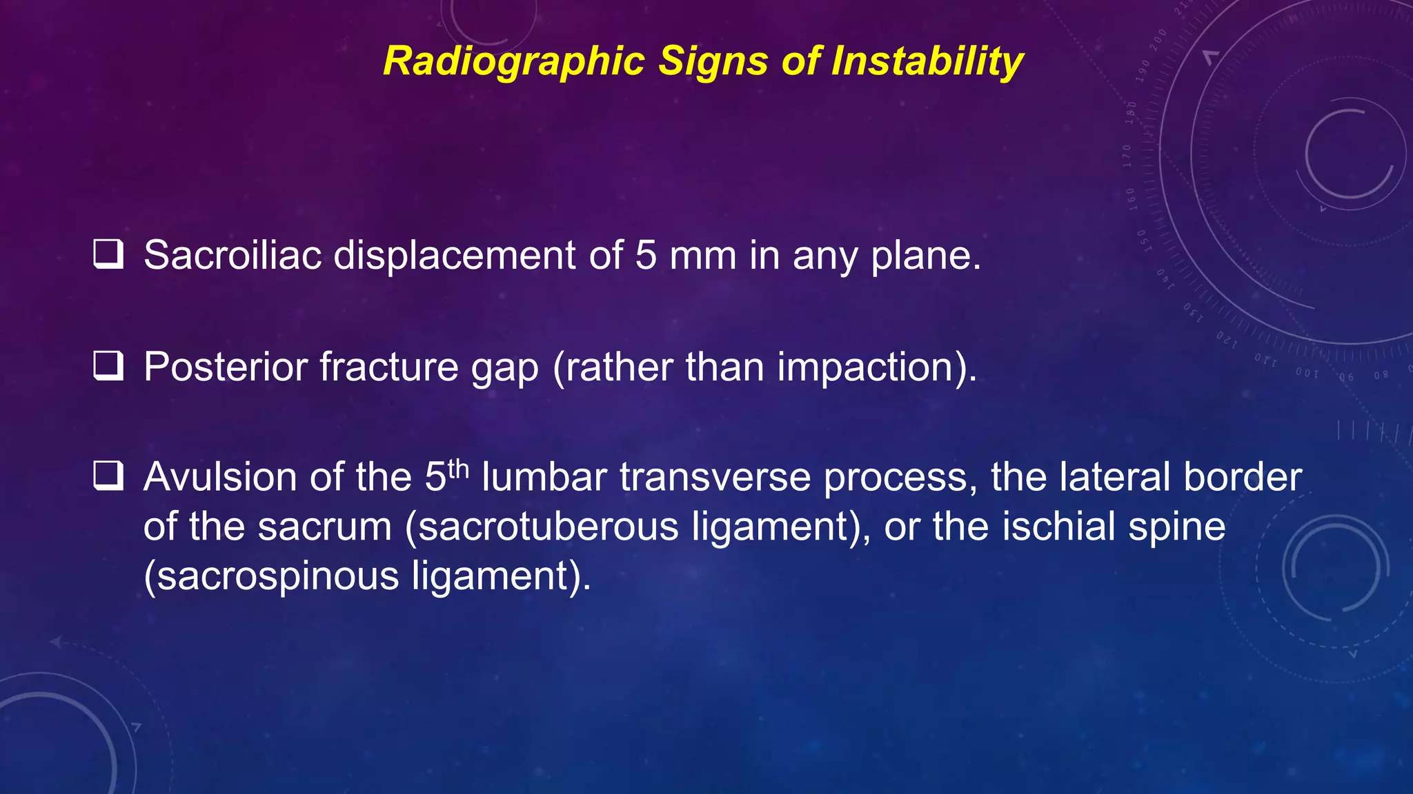 Pelvic injuries and associated injuries | PPTX