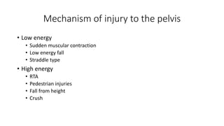 Pelvic injuries for MBBS (undergraduate medical education) | PPT