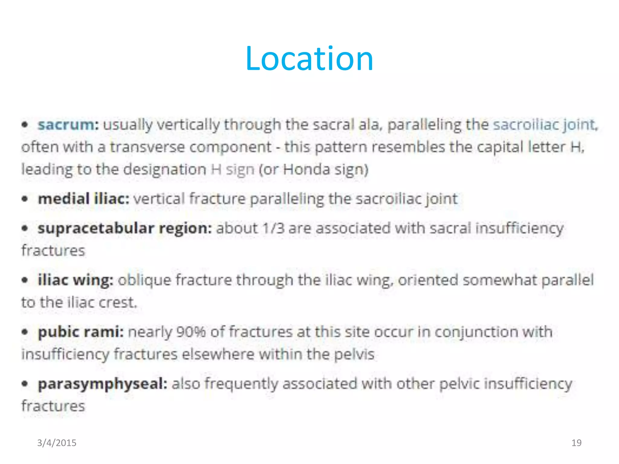 Pelvic insufficiency fracture | PPTX