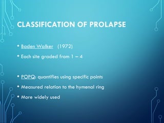 Pelvic Organ Prolapse-.ppt management and causes | PPT