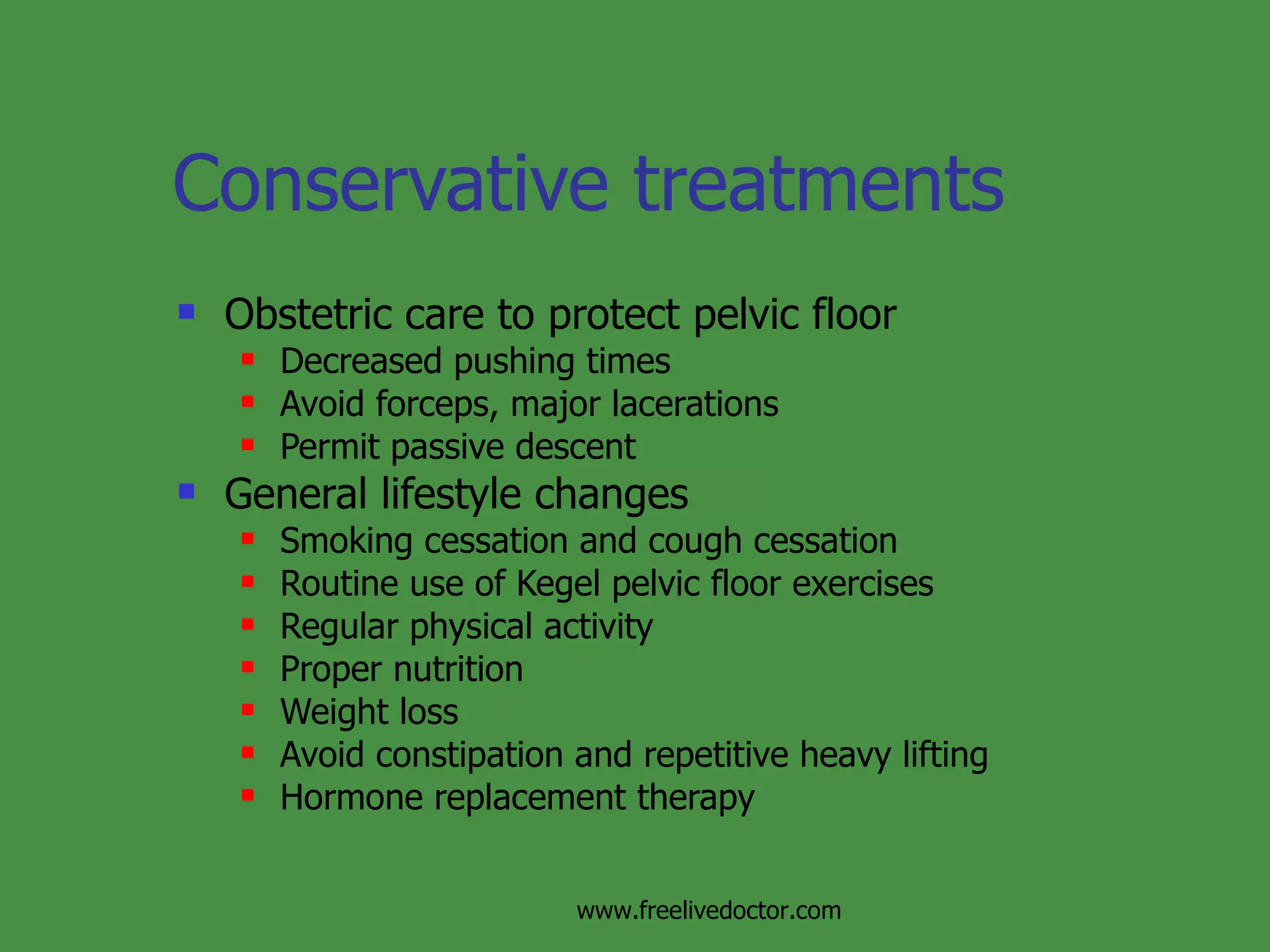 Pelvic organ prolapse | PPT