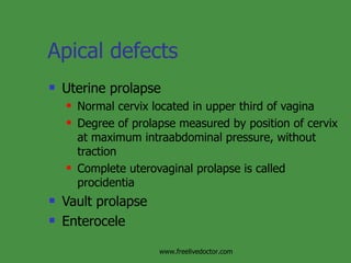 Pelvic organ prolapse | PPT