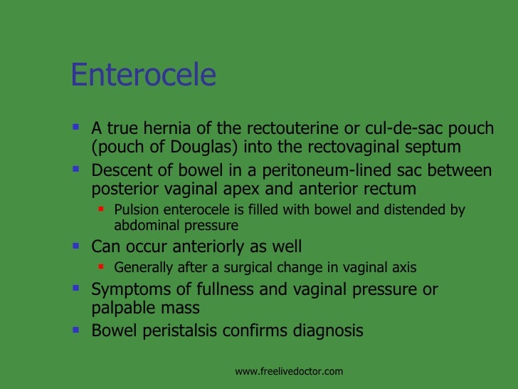 Pelvic organ prolapse