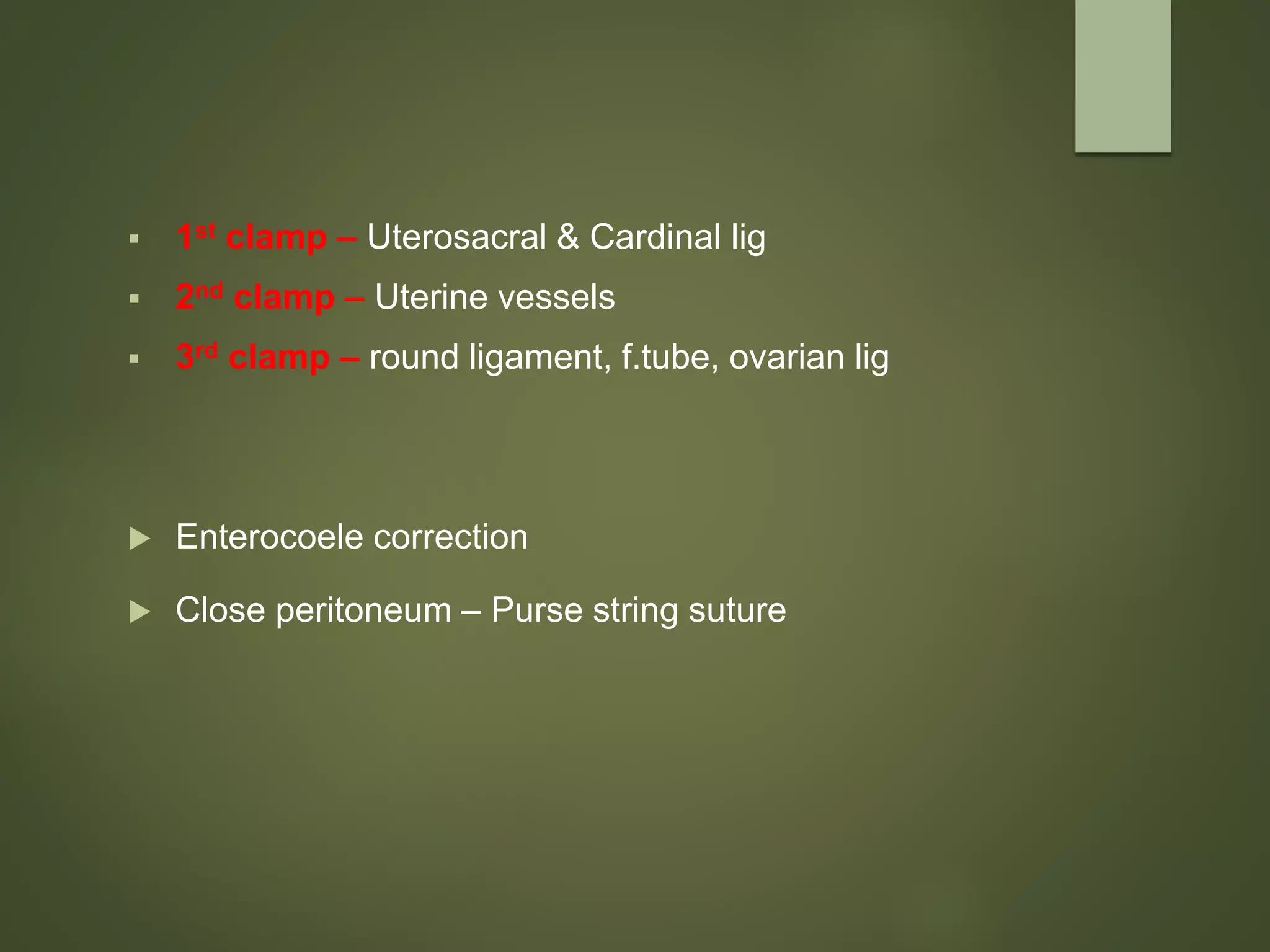 Pelvic organ prolapse – Management | PPTX