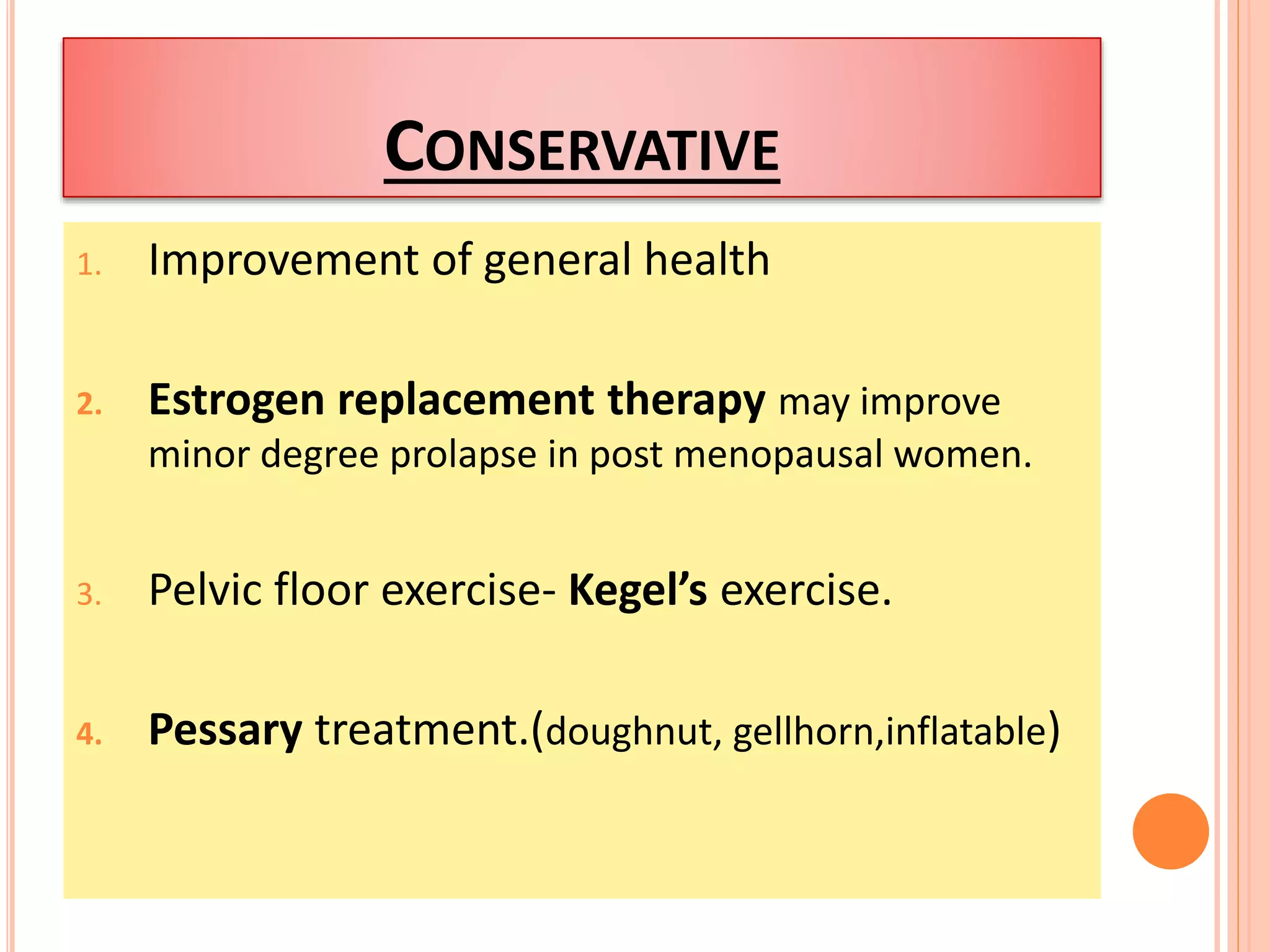 Pelvic organ prolapse | PPTX