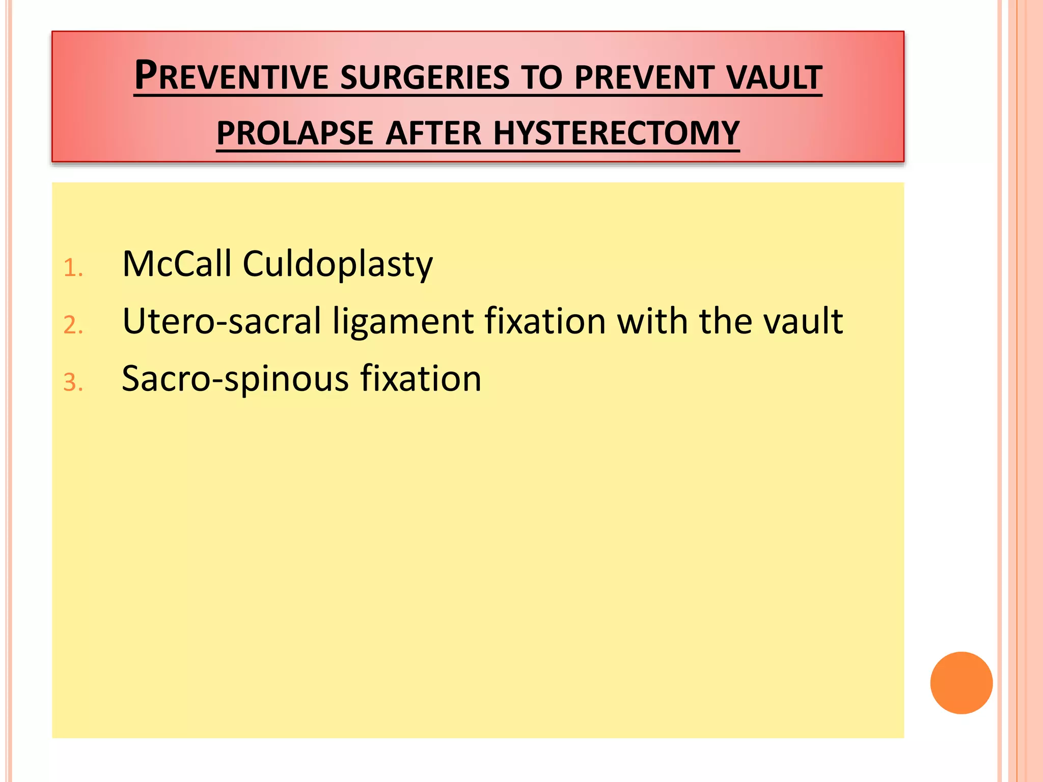 Pelvic organ prolapse | PPTX